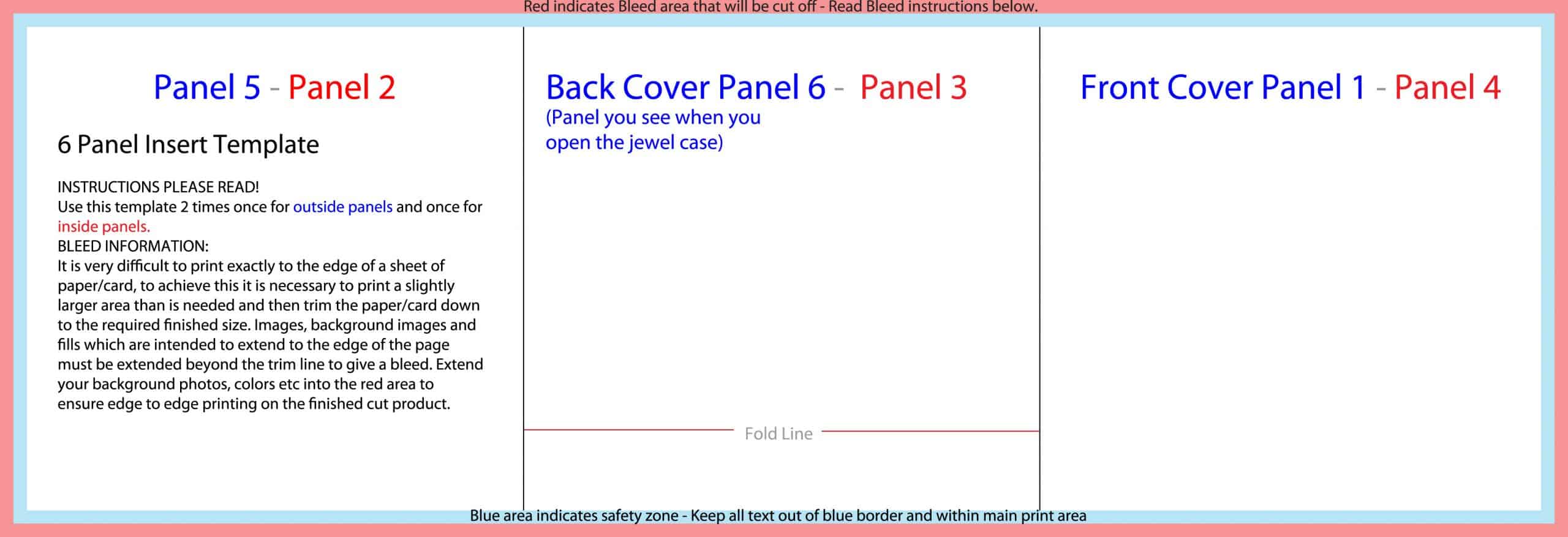 6 Panel Insert User Template – ELS Productions